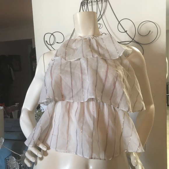 california trends | Tops | Vintage 7s Layered Halter Top | Poshmark